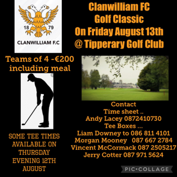 Clanwilliam F.C. Golf Classic - Clanwilliam F.C