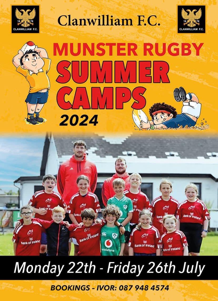 Munster Rugby Summer Camp Returns to Clanwilliam - Clanwilliam F.C